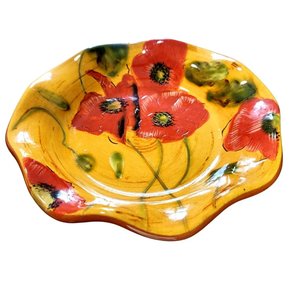 Ambiance | Dining | Ambiance Fleur Rouge By Nanette Vacher Set Of 4 ...